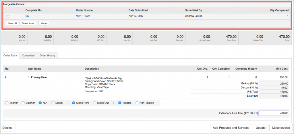 Merging Invoices (Ready for Invoice) – Mothernode Support