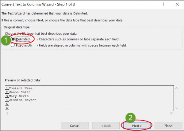 Importing Tip Splitting Text To Multiple Columns In Excel Mothernode Support
