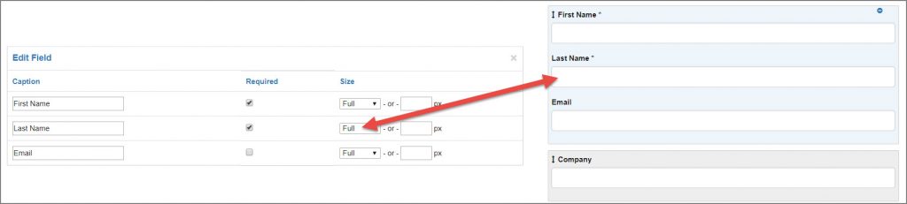 Lead Capture Forms – Fields – Mothernode Support