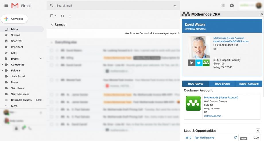 Mothernode CRM Chrome Extension – Mothernode Support