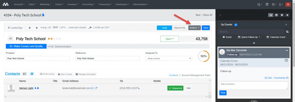 Dispatching Leads / Attaching Leads to Customers – Mothernode Support