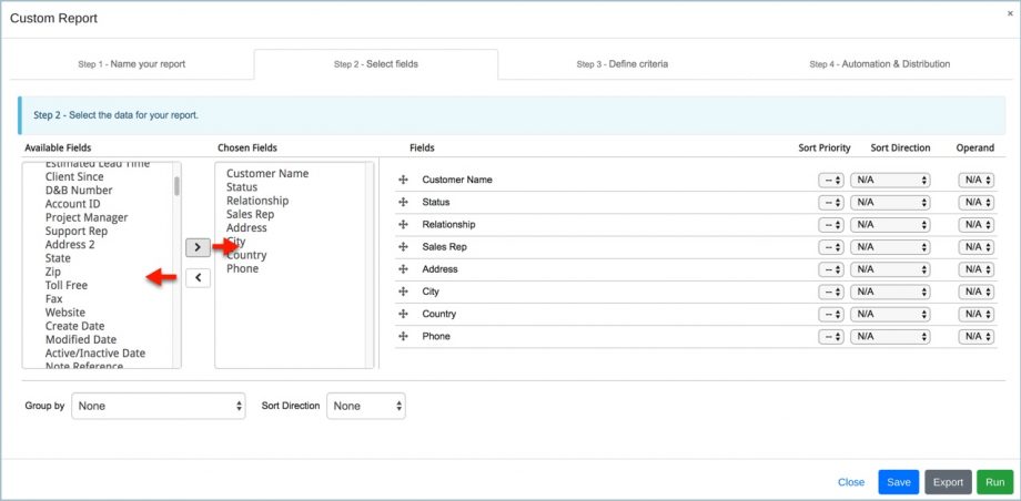 Creating Custom Reports – Mothernode Support