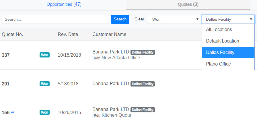 Customer Profile – Transactions Tab – Mothernode Support