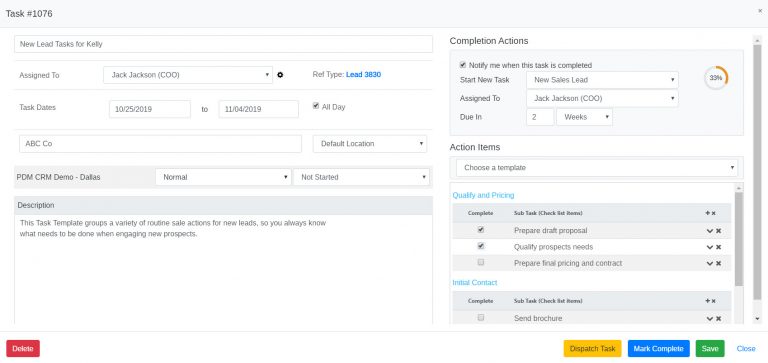 Tasks – Mothernode Support