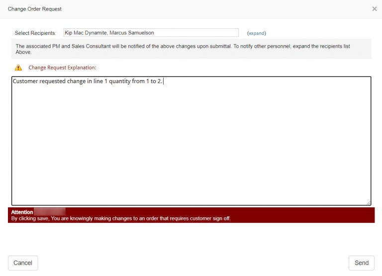 Change Orders – Mothernode Support