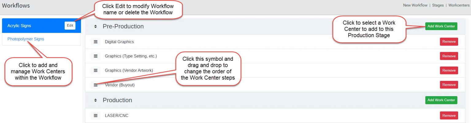 Production Setup – Workflows – Mothernode Support