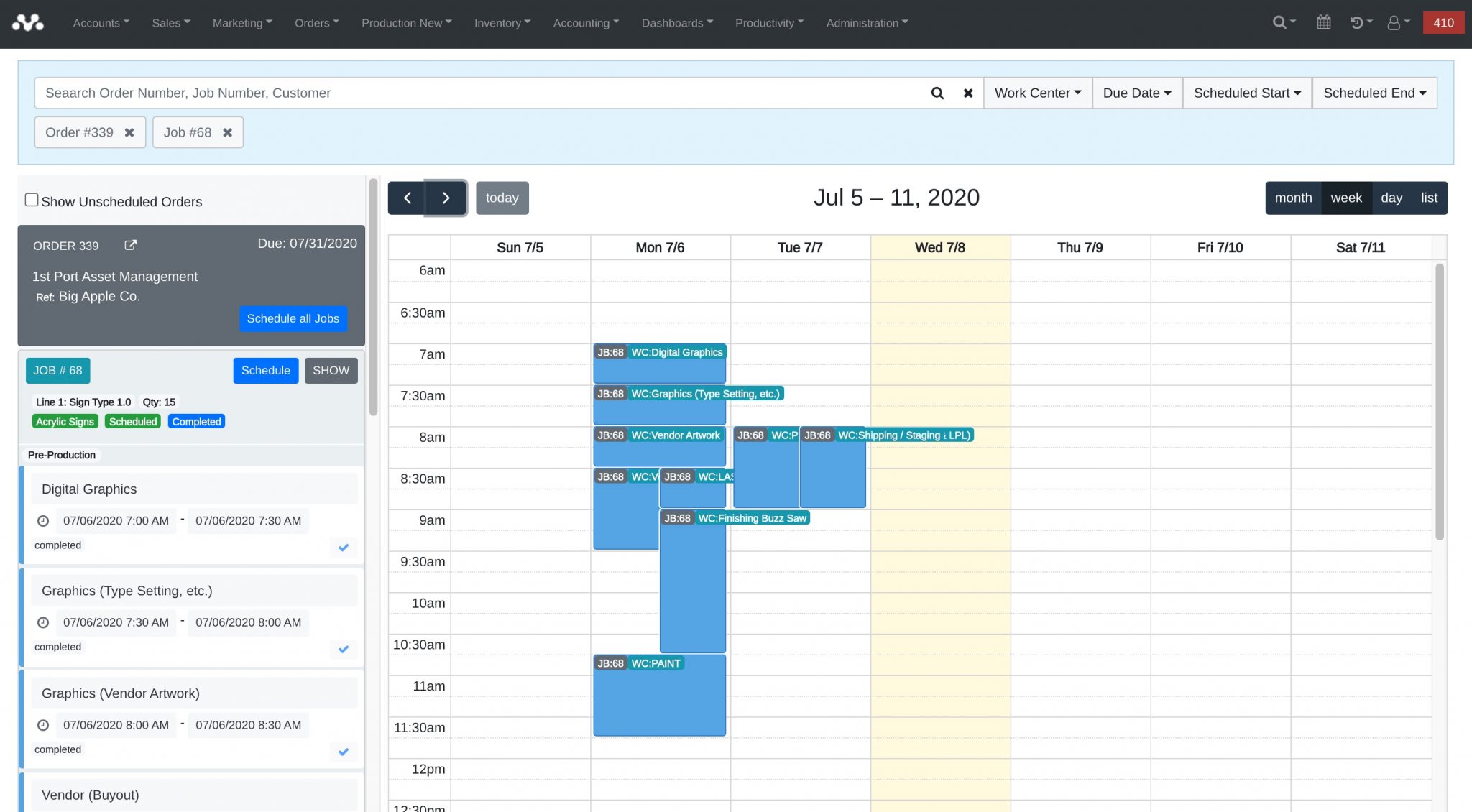 Production Schedule Overview – Mothernode Support
