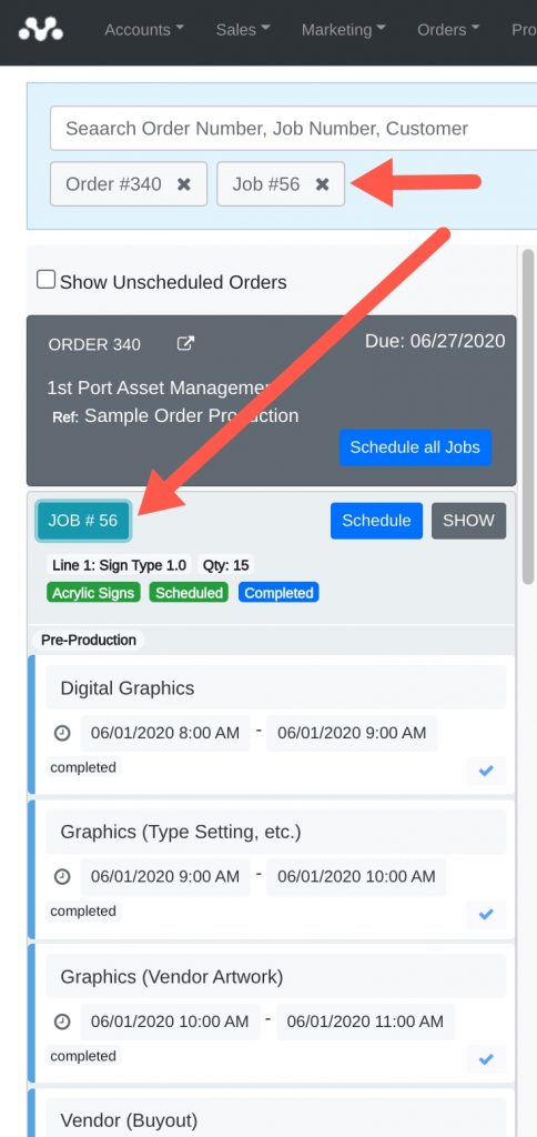 Reviewing Jobs in the Job Panel – Mothernode Support