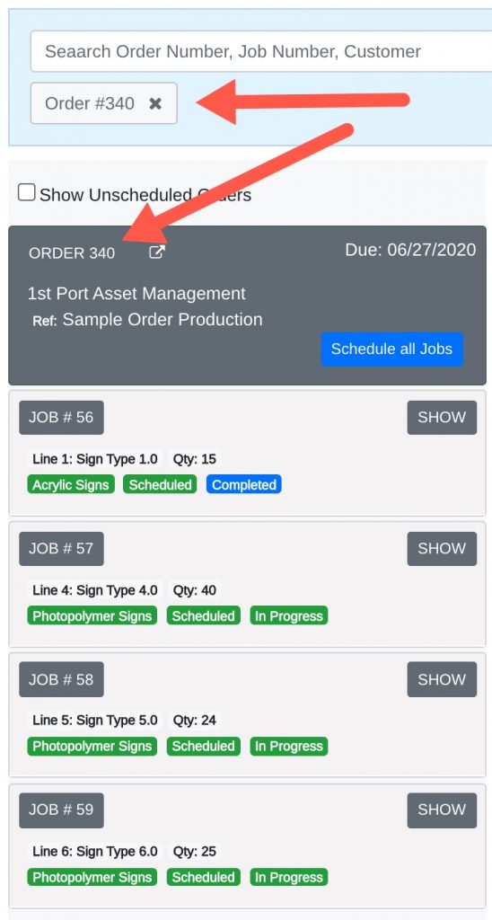 Reviewing Jobs in the Job Panel – Mothernode Support