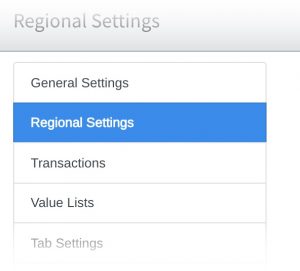 Regional Settings – Mothernode Support