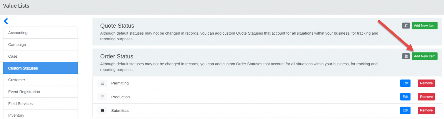 How to customize record statuses – Mothernode Support
