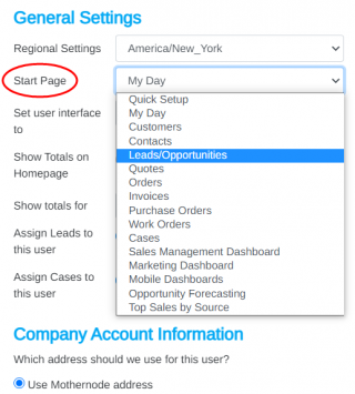 Setting your Home Page – Mothernode Support