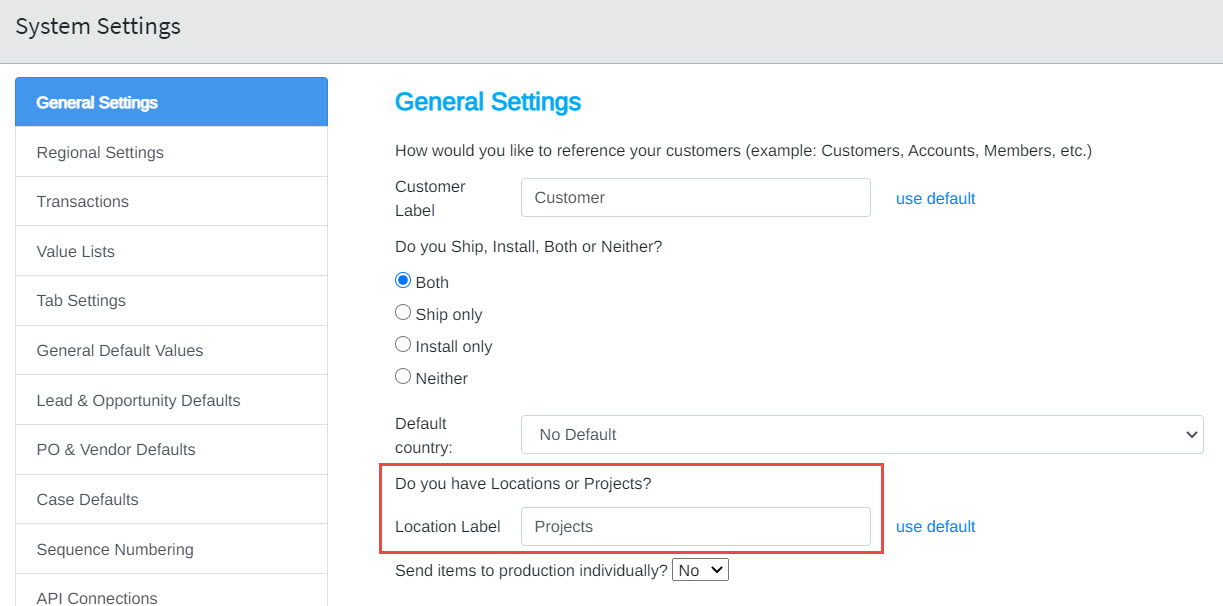 Updating the Location Label – Mothernode Support