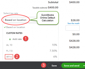 QuickBooks Sales Tax (QuickBooks Online) – Mothernode Support