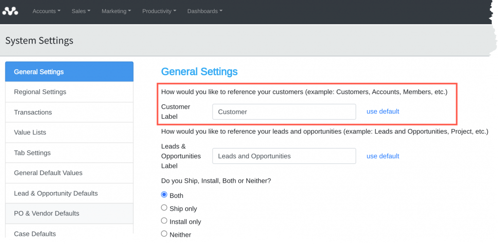 Customer Label – Mothernode Support