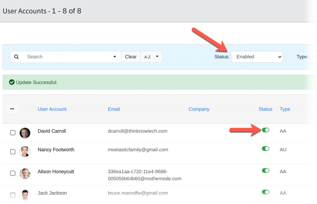 Removing Users – Mothernode Support