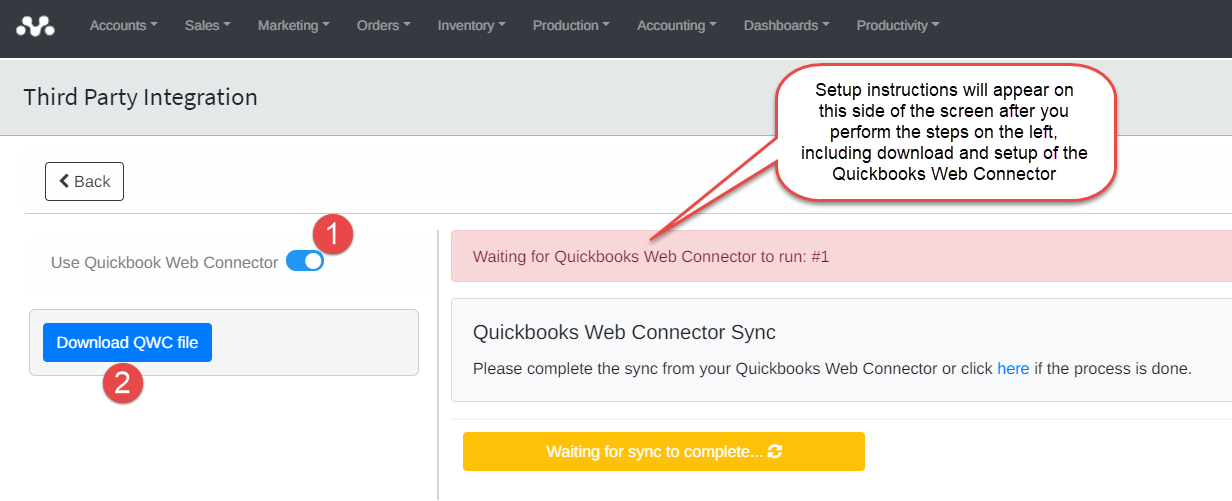Mothernode CRM API Setup with QuickBooks Desktop – Mothernode Support