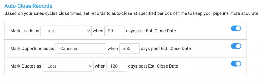 How to auto-close records after long periods of inactivity – Mothernode Support
